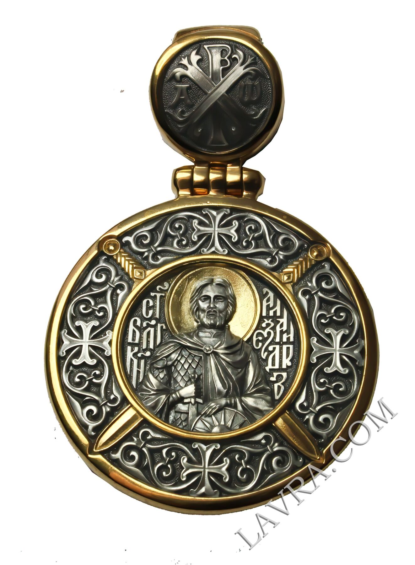 Икона нательная "Святой Александр Невский" Иконы нательные авторские 7 ...